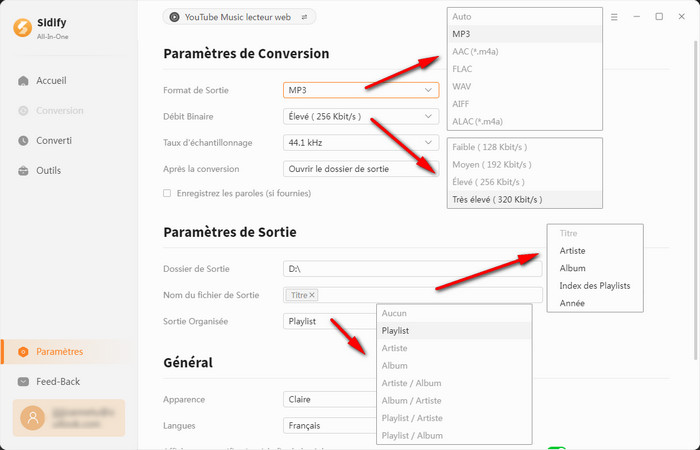 Comment mettre de la musique sur une clé USB à partir de YouTube Music ...